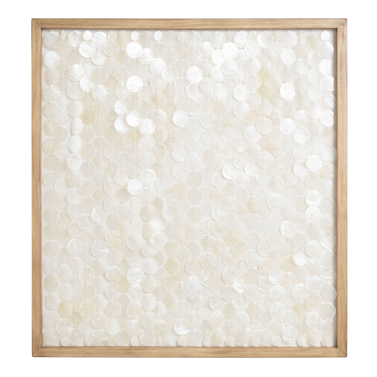 SHELLA FRAMED CAPIZ SHELLS WALL DECOR– Green Design Gallery