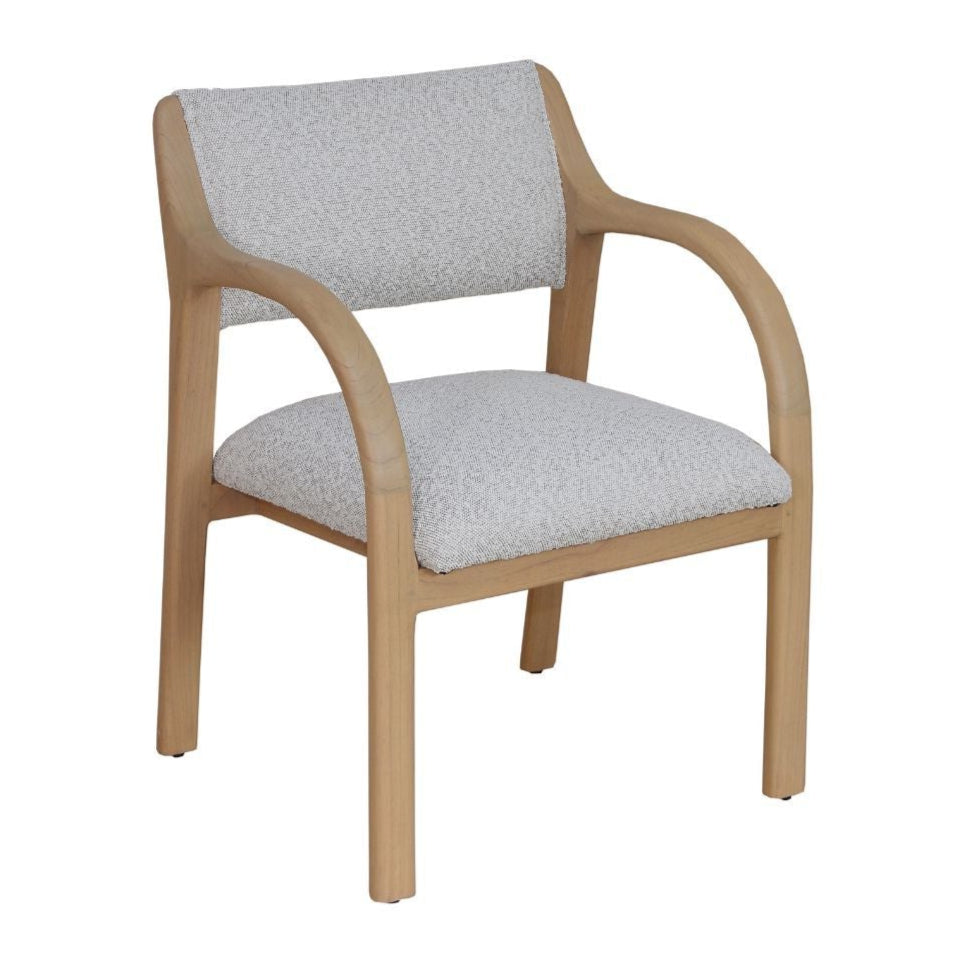 ASHMER ARM CHAIR | PEARL BOUCLE– Green Design Gallery
