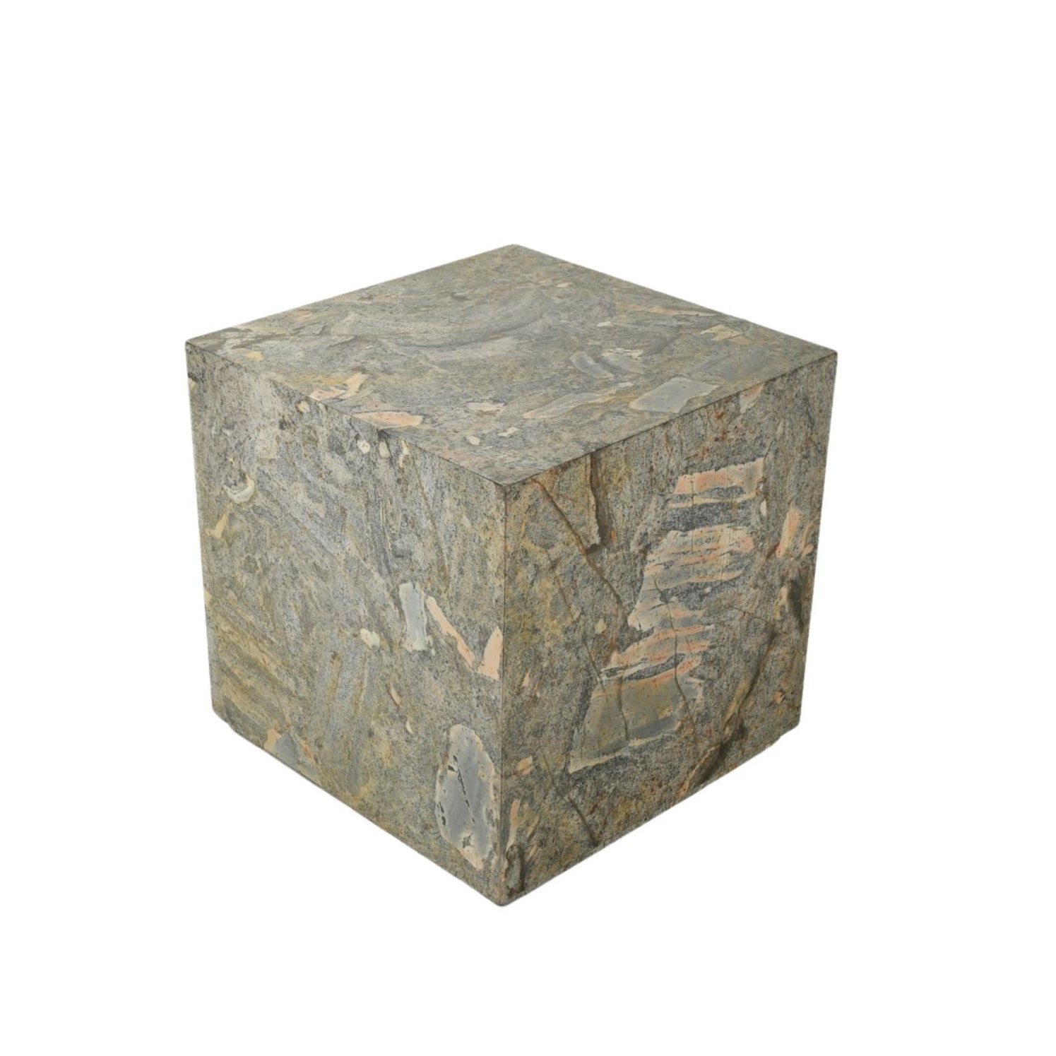 LENI PLINTH SIDE TABLE | GOLDEN FOSSIL | 2 SIZES– Green Design Gallery