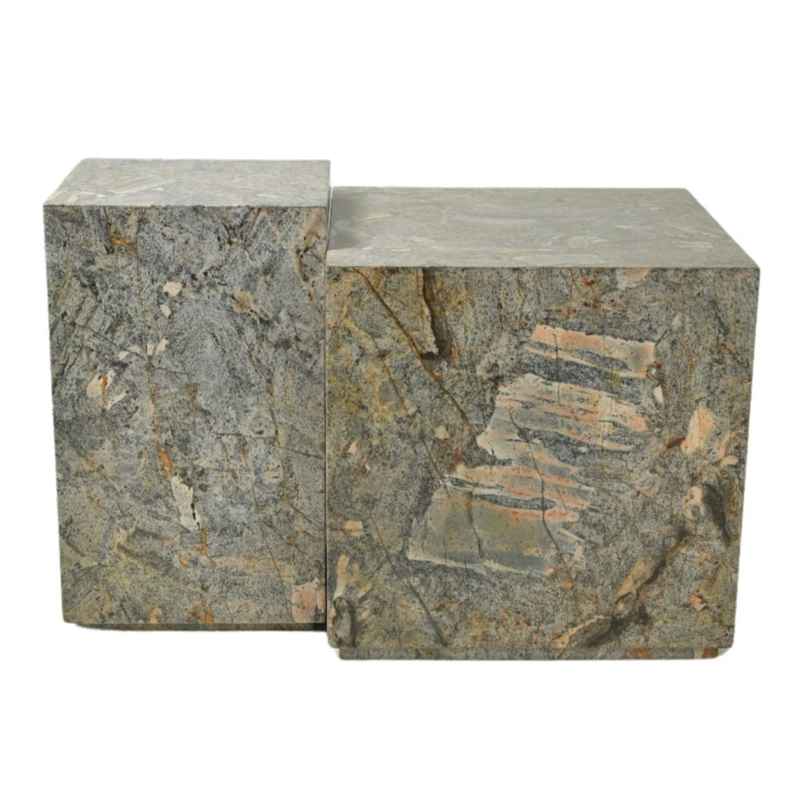 LENI PLINTH SIDE TABLE | GOLDEN FOSSIL | 2 SIZES– Green Design Gallery
