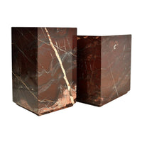 LENI PLINTH SIDE TABLE | RED JESPER | 2 SIZES– Green Design Gallery