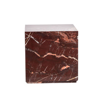 LENI PLINTH SIDE TABLE | RED JESPER | 2 SIZES– Green Design Gallery