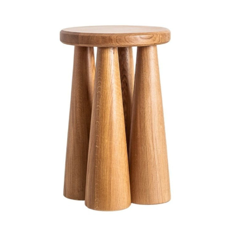 BILLI SIDE TABLE - STOOL | NATURAL OAK– Green Design Gallery