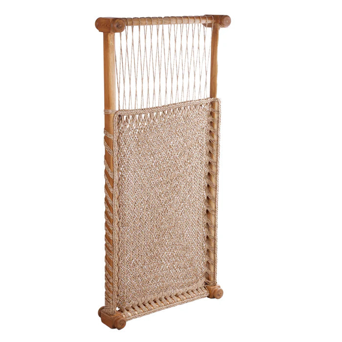CHARPA HANDWOVEN WALL DECOR TAPESTRY | NATURAL– Green Design Gallery