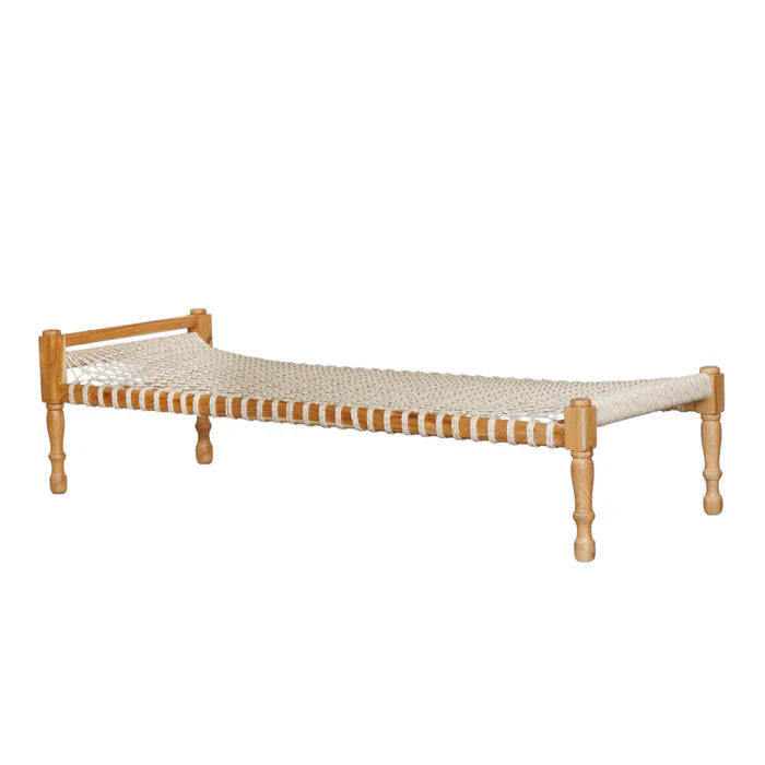 CHARPA HANDWOVEN DAYBED - BENCH | NATURAL– Green Design Gallery
