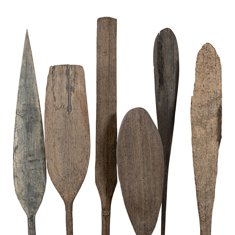 ANTIQUE INDONESIAN PADDLES | EXCLUSIVE COLLECTION– Green Design Gallery