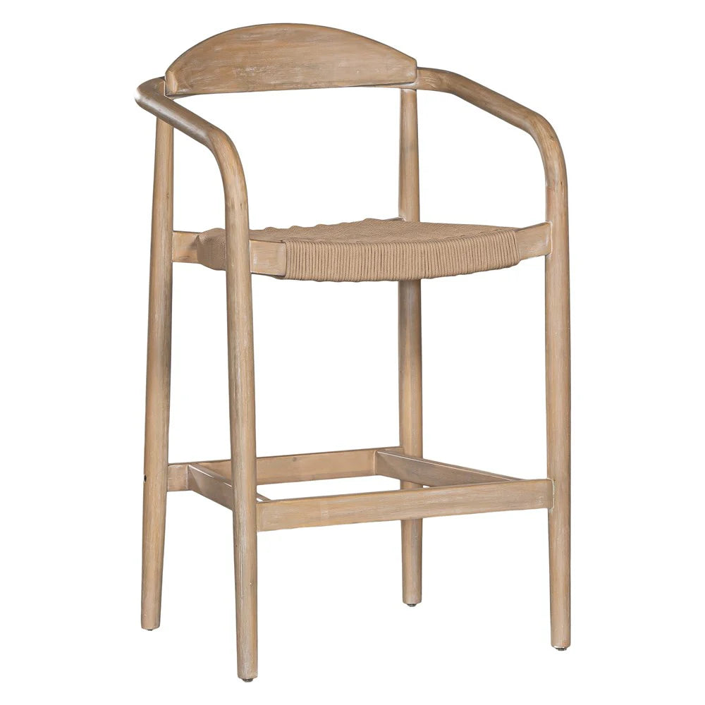 DEDON COUNTER BAR CHAIR | NATURAL | IN-OUTDOOR– Green Design Gallery