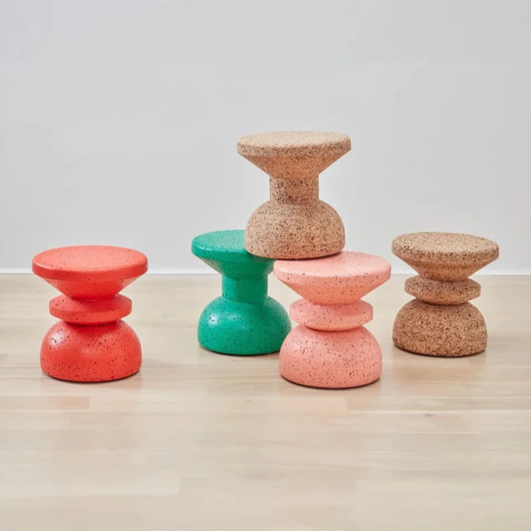 CORK STOOL +SIDE TABLE | VARIOUS COLORS– Green Design Gallery
