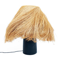 ABACA CONICAL TABLE LAMP | BLACK | LIMITED EDITION– Green Design Gallery