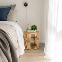 ANNA SIDE TABLE / NATURAL RATTAN– Green Design Gallery