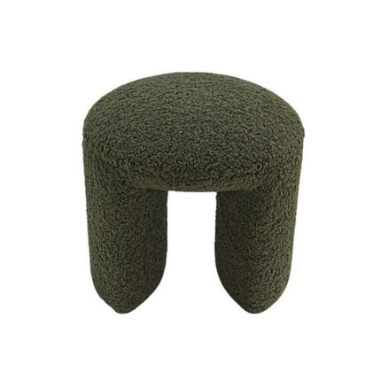 AURORA STOOL | FAUX SHEEPSKIN | 4 COLOR CHOICES– Green Design Gallery