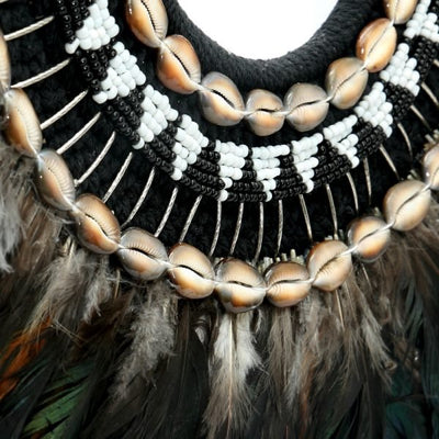 COASTAL FEATHER STAND / GREEN + BLACK– Green Design Gallery