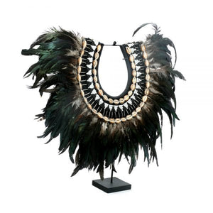 COASTAL FEATHER STAND / GREEN + BLACK– Green Design Gallery