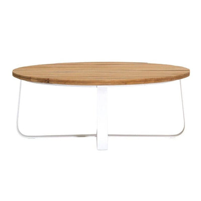 DENA COFFEE TABLE / WHITE-NATURAL (INDOOR-OUTDOOR)– Green Design Gallery
