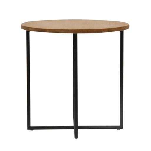 ELLIS SIDE TABLE / OAK - BLACK FRAME– Green Design Gallery