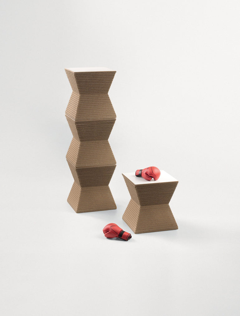 Pepper Seat + Side Table | Natural– Green Design Gallery