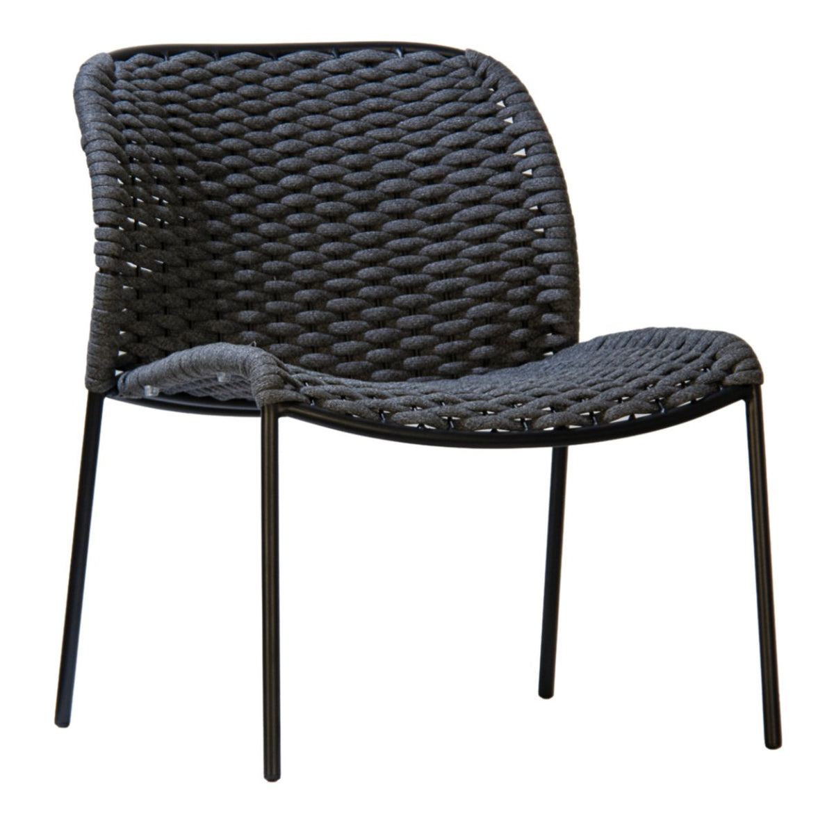 ROCA LOUNGE CHAIR | DARK GREY | IN-OUTDOORS– Green Design Gallery