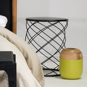 SPHERE SIDE TABLE / BLACK– Green Design Gallery