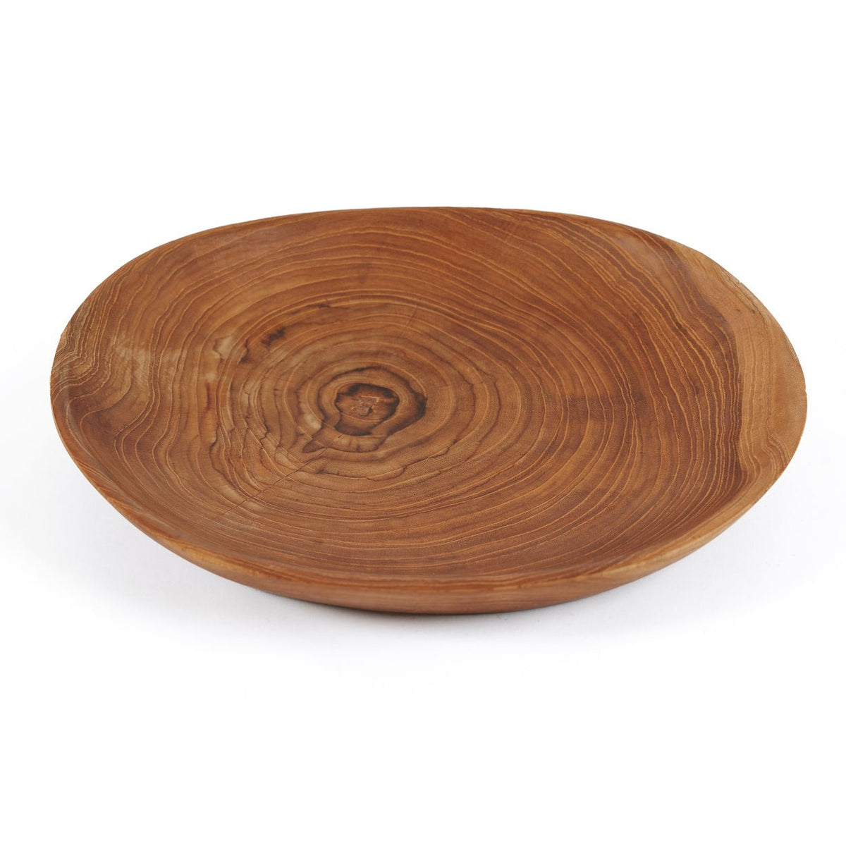TEAK DINING PLATES | SET OF 6– Green Design Gallery